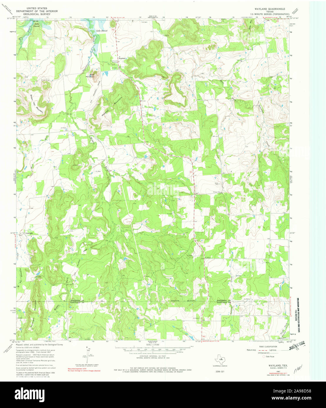 Map of wayland hi-res stock photography and images - Alamy