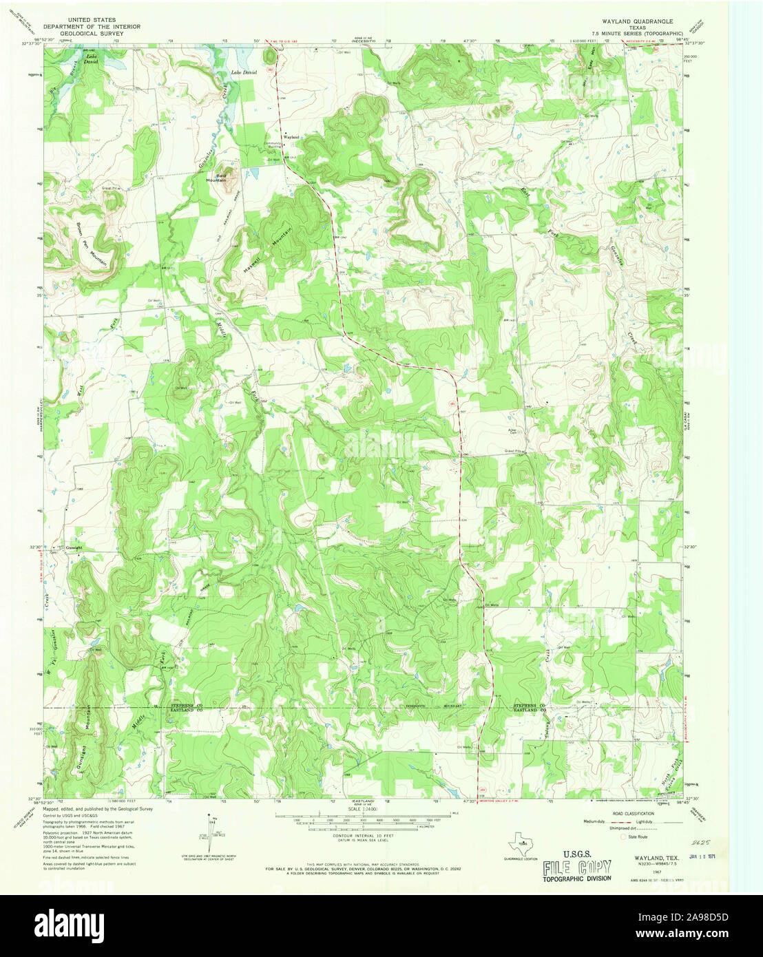 Map of wayland hi-res stock photography and images - Alamy