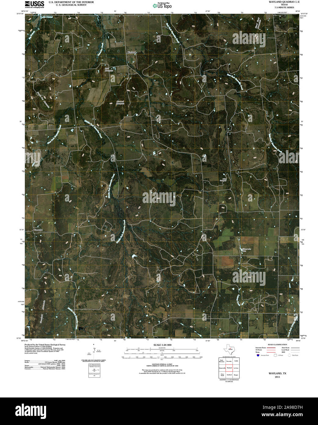 Map of wayland hi-res stock photography and images - Alamy