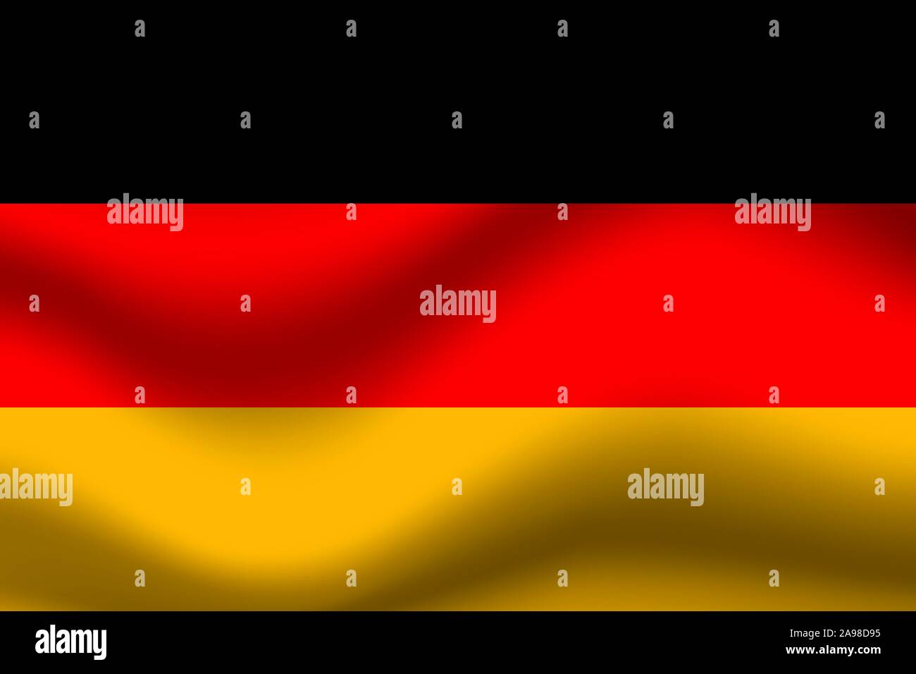 National flag of Federal Republic of Germany. original colors and ...