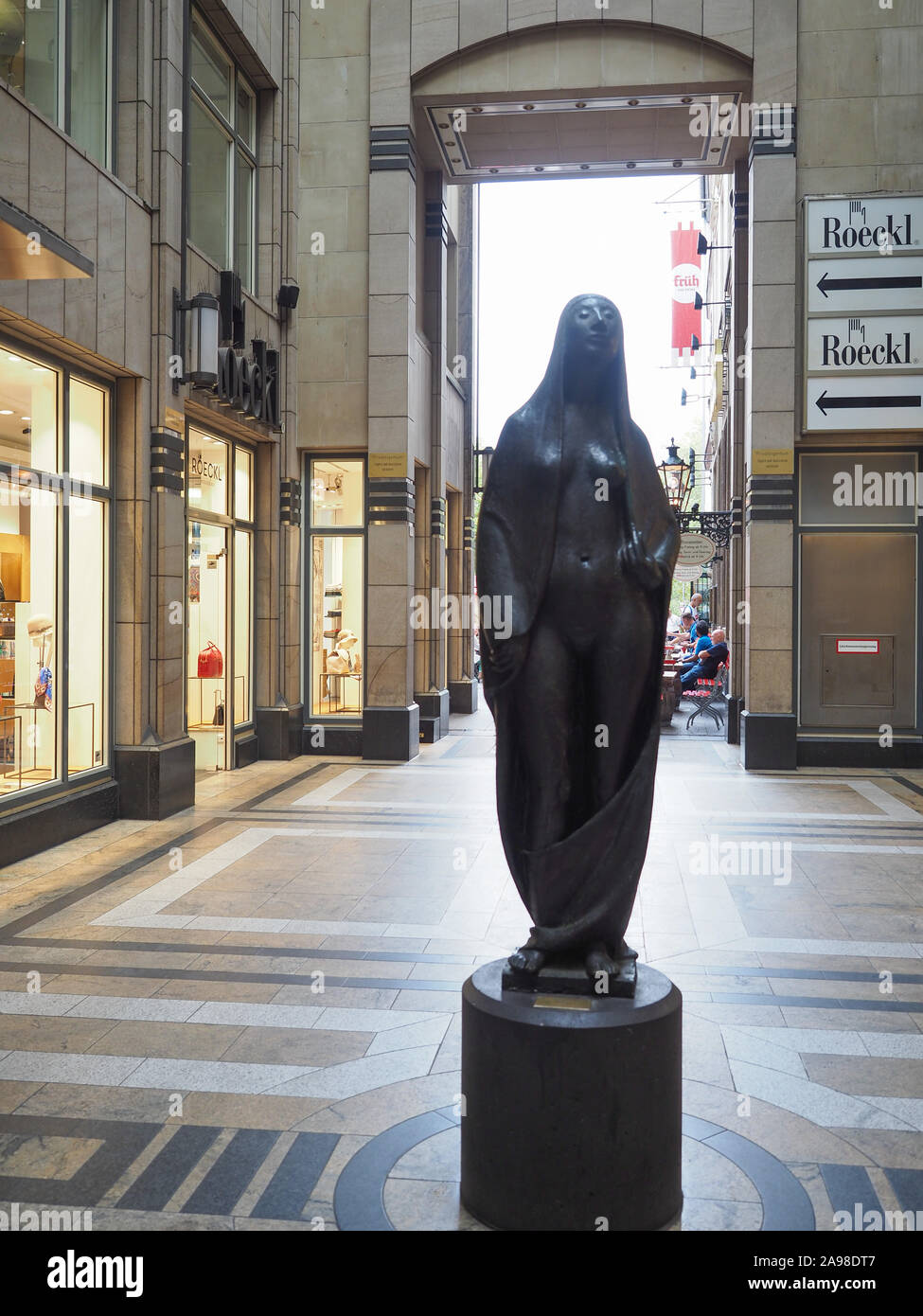 KOELN, GERMANY - CIRCA AUGUST 2019: Gaea II statue by sculptor Gerhard ...