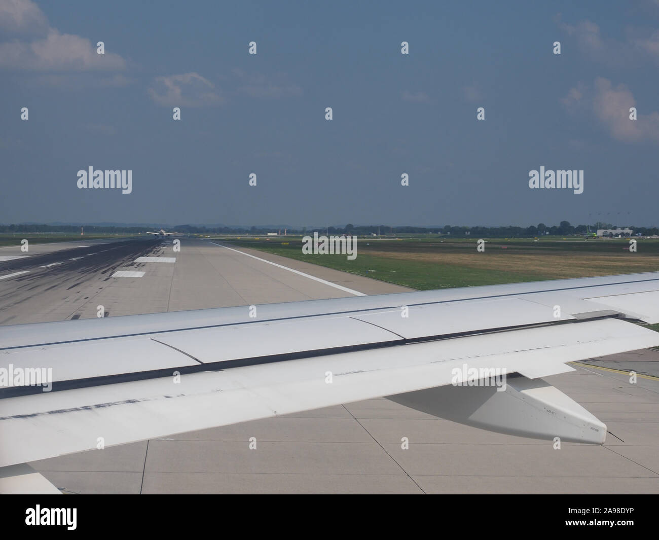 MUENCHEN, GERMANY - CIRCA AUGUST 2019: Muenchen Flughafen airport ...