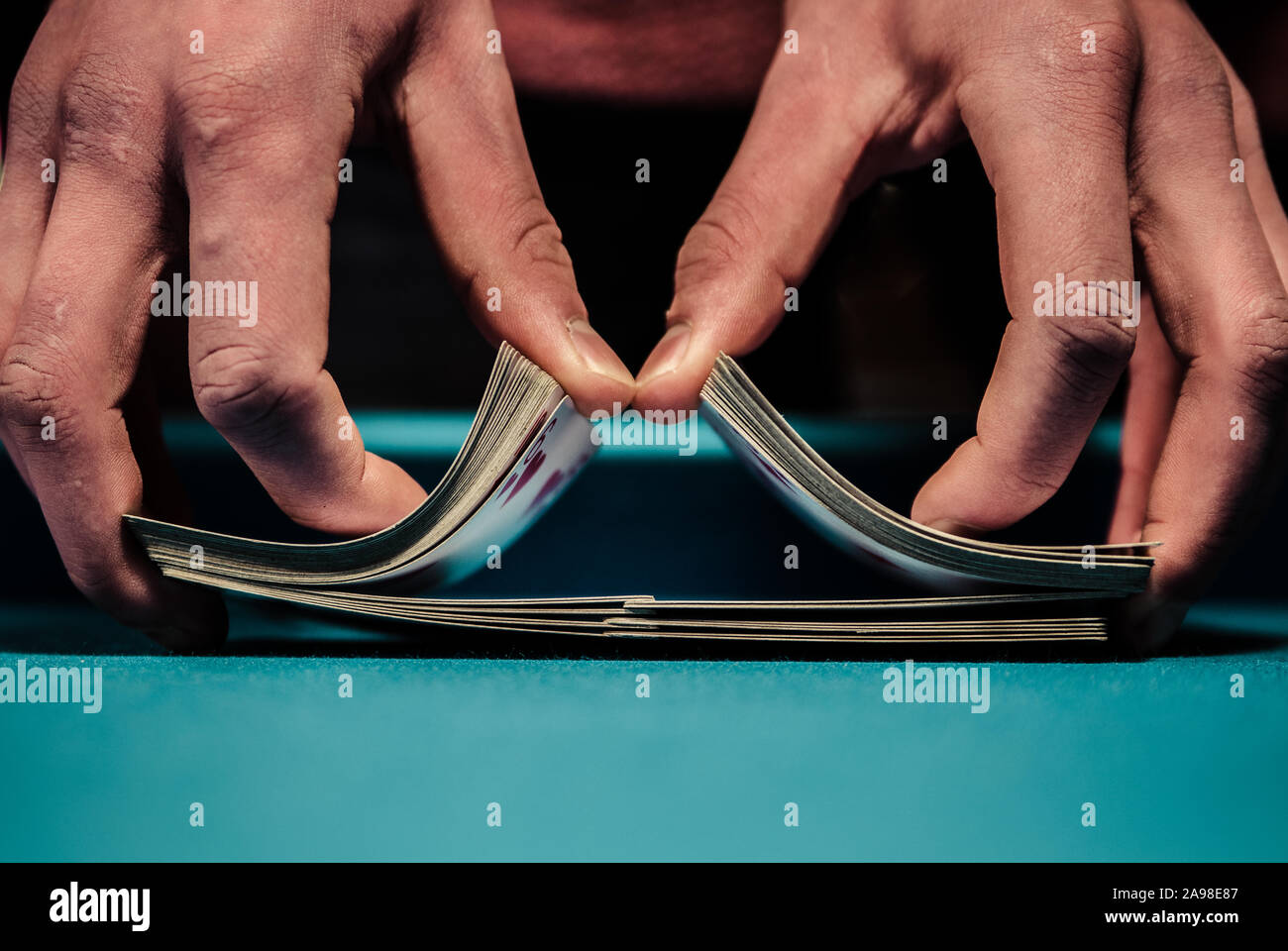 Poker hands hi-res stock photography and images - Alamy