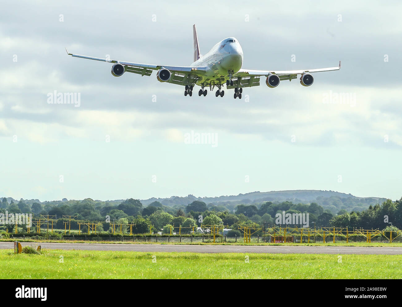 Virgin Boeing 747 Stock Photo - Alamy