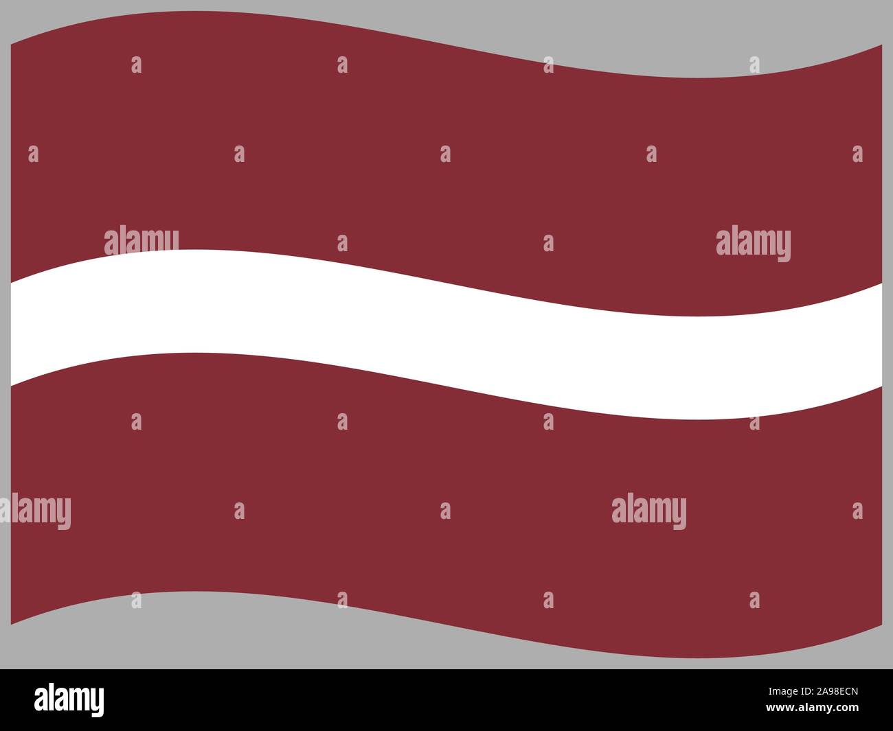 National flag of Republic of Latvia. original colors and proportion ...