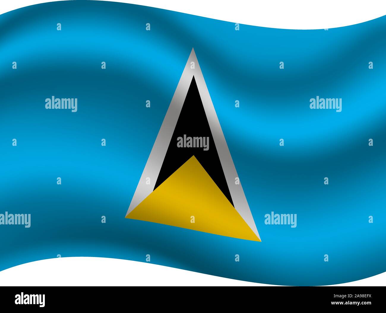 United kingdom saint lucia flag hi-res stock photography and images - Alamy