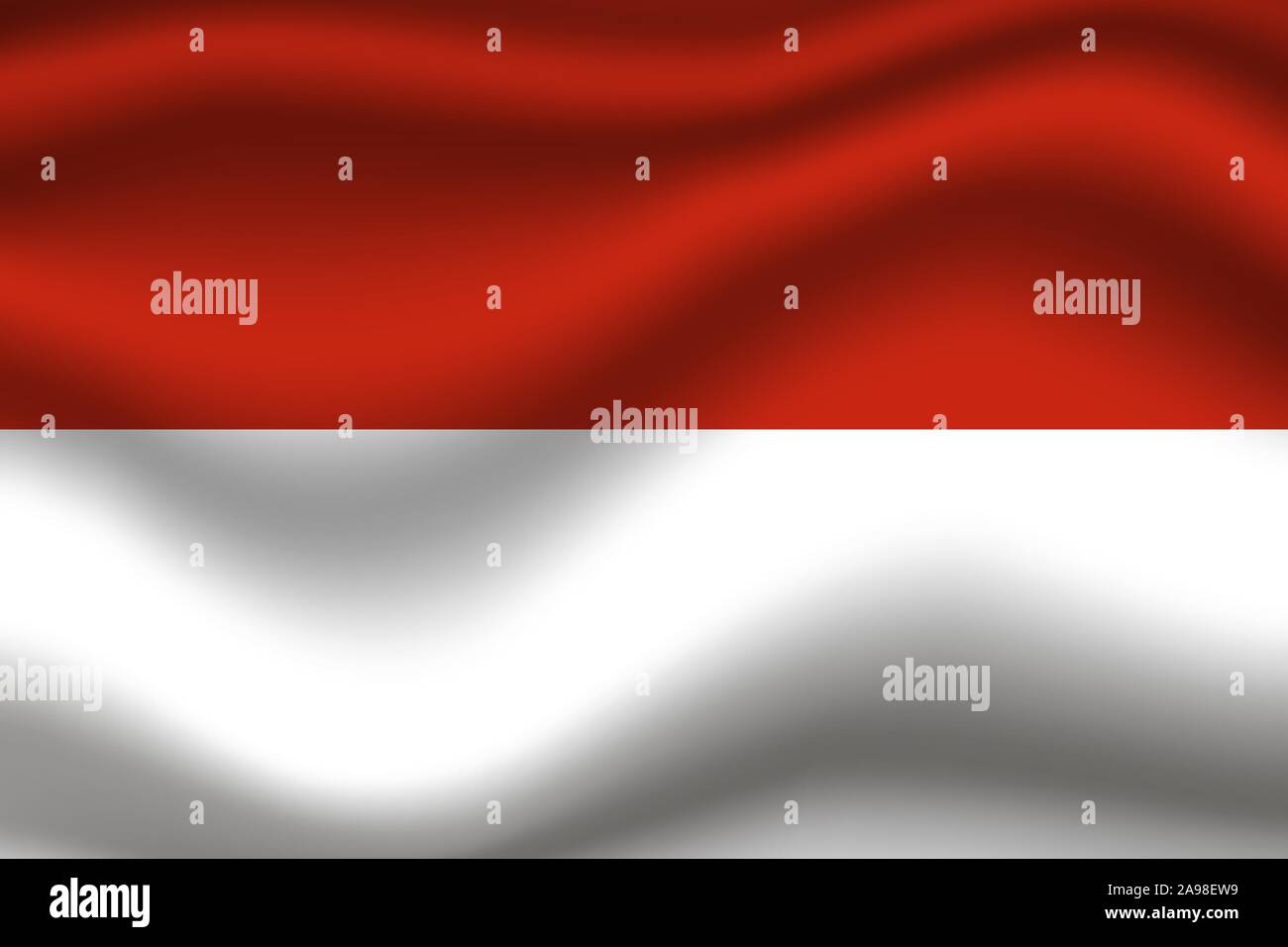 National flag of Principality of Monaco. original colors and proportion ...