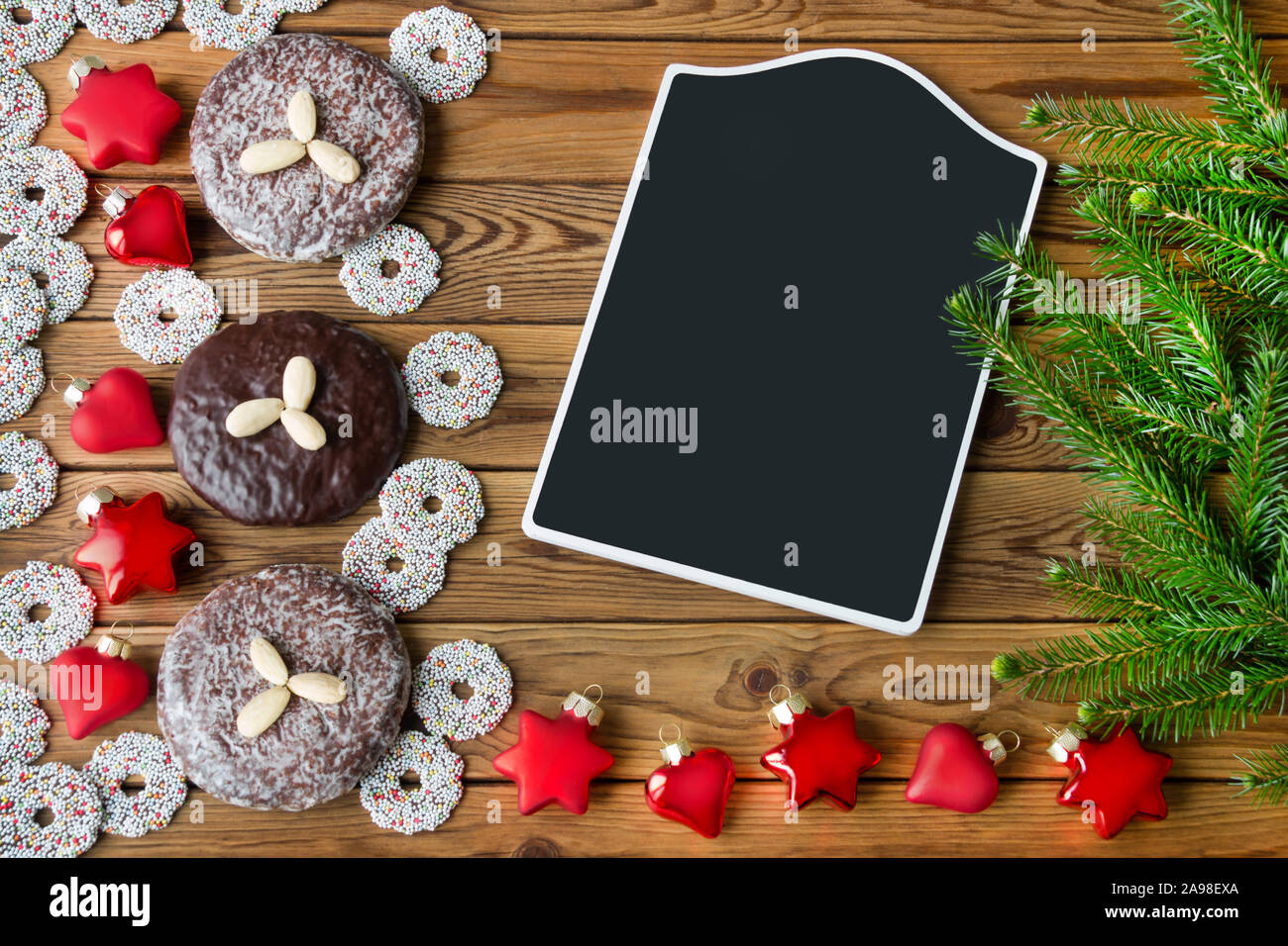 Christmas sweets - Background Stock Photo - Alamy