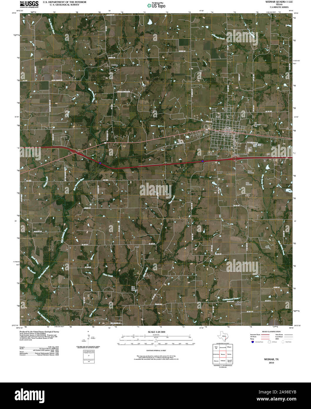 Weimar map Cut Out Stock Images & Pictures - Alamy