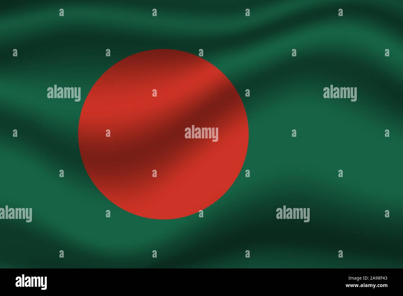 National flag of Peoples Republic of Bangladesh. original colors and ...