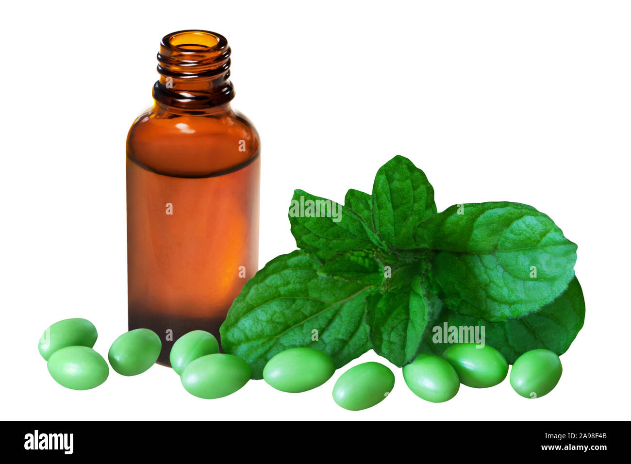 Peppermint tablets hi-res stock photography and images - Alamy