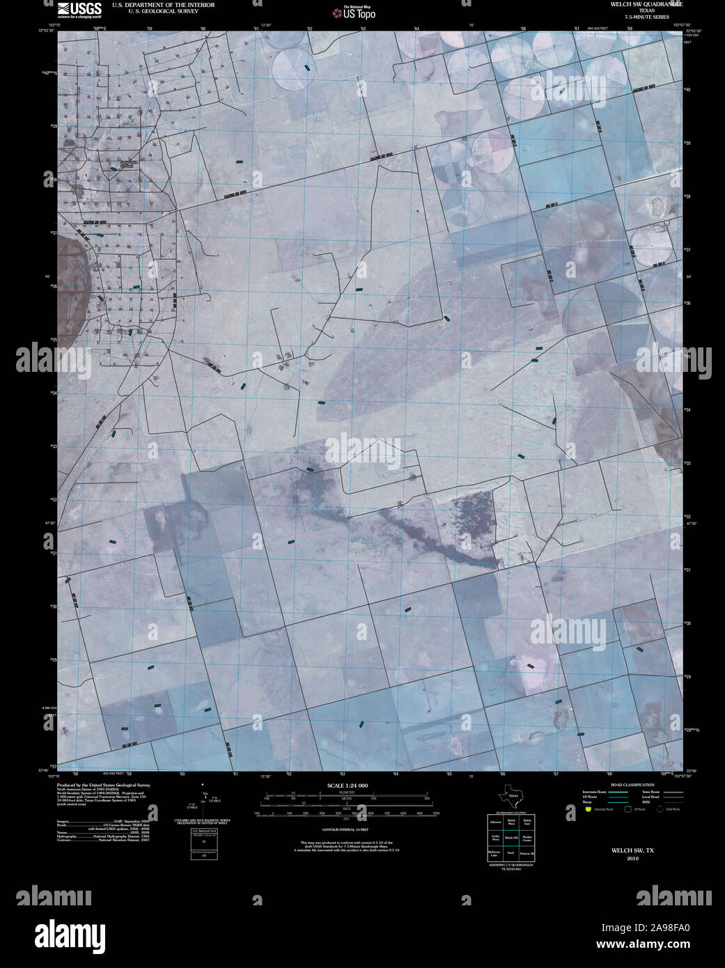 Welch texas map hi-res stock photography and images - Alamy