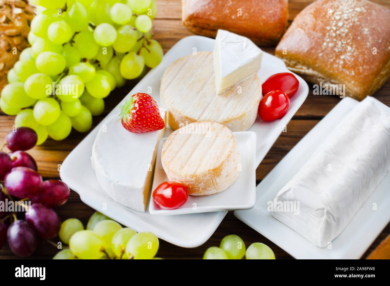 German cheese selection hi-res stock photography and images - Alamy