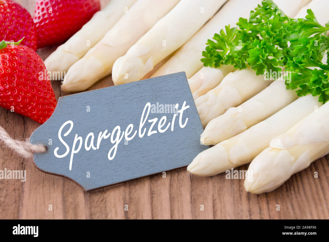Spargelzeit Asparagus Season Stock Photo - Alamy