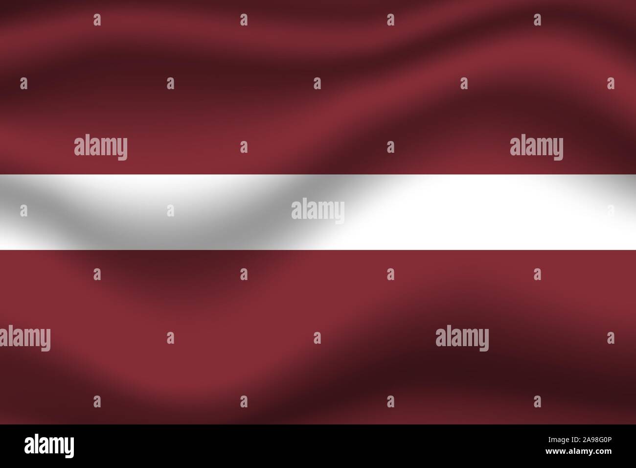 National flag of Republic of Latvia. original colors and proportion ...