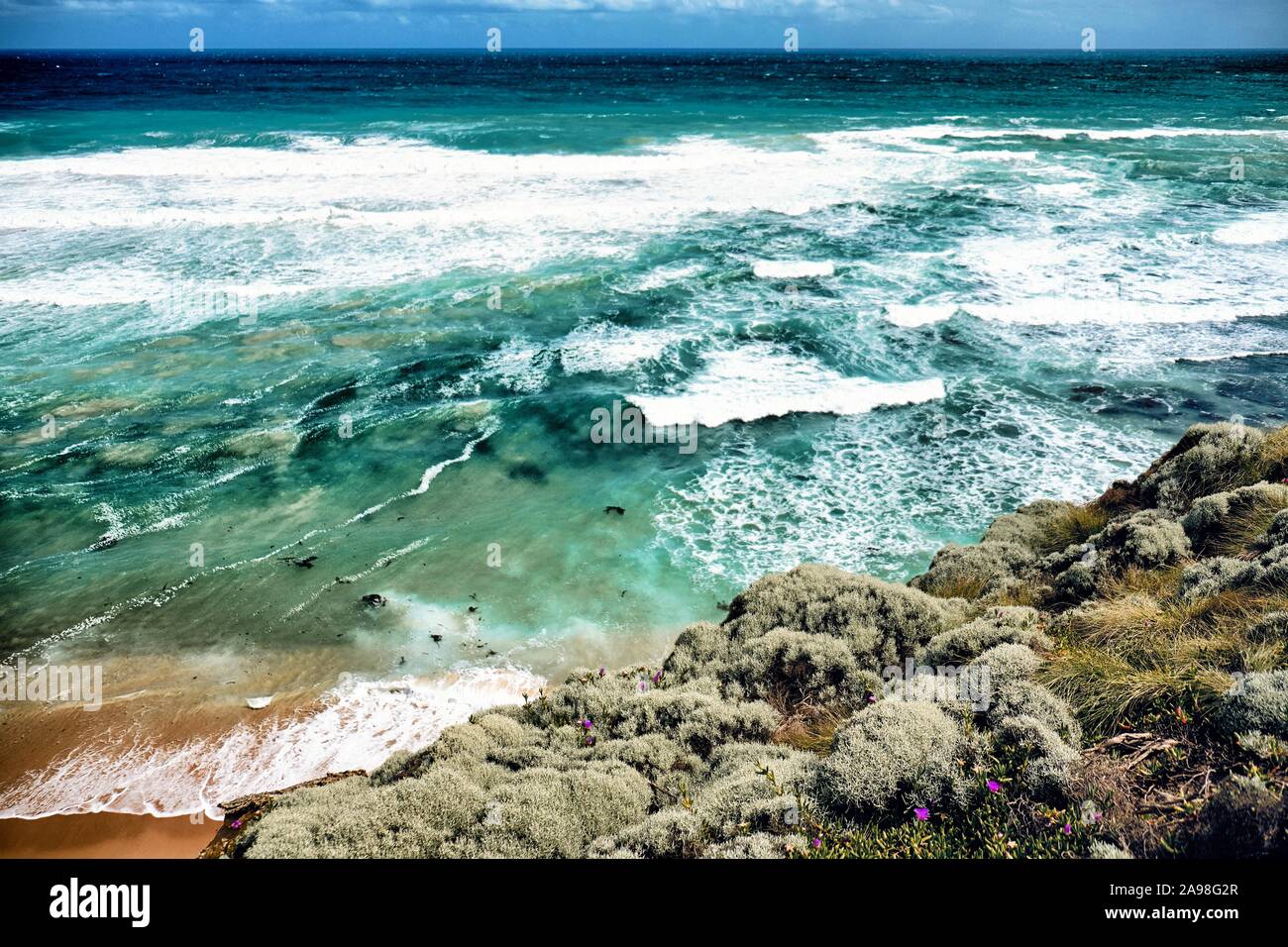 Scenic view from Gibson Steps, Victoria, Australia Stock Photo - Alamy