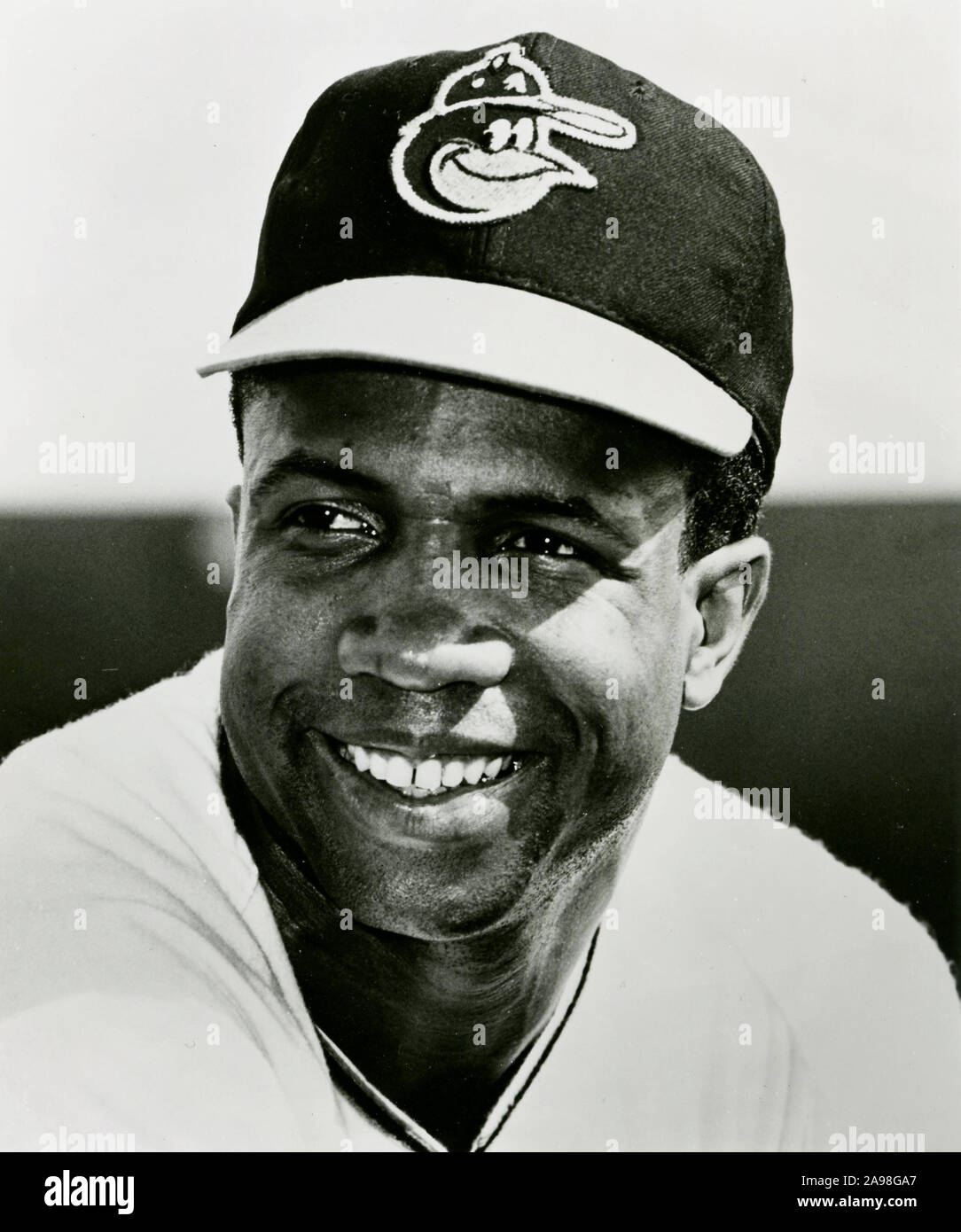 Vintage black and white portrait of Hall of Fame baseball player Frank ...