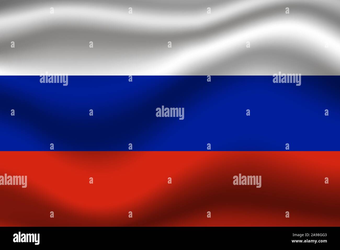 Beautiful national flag of Russian Federation. original colors and ...