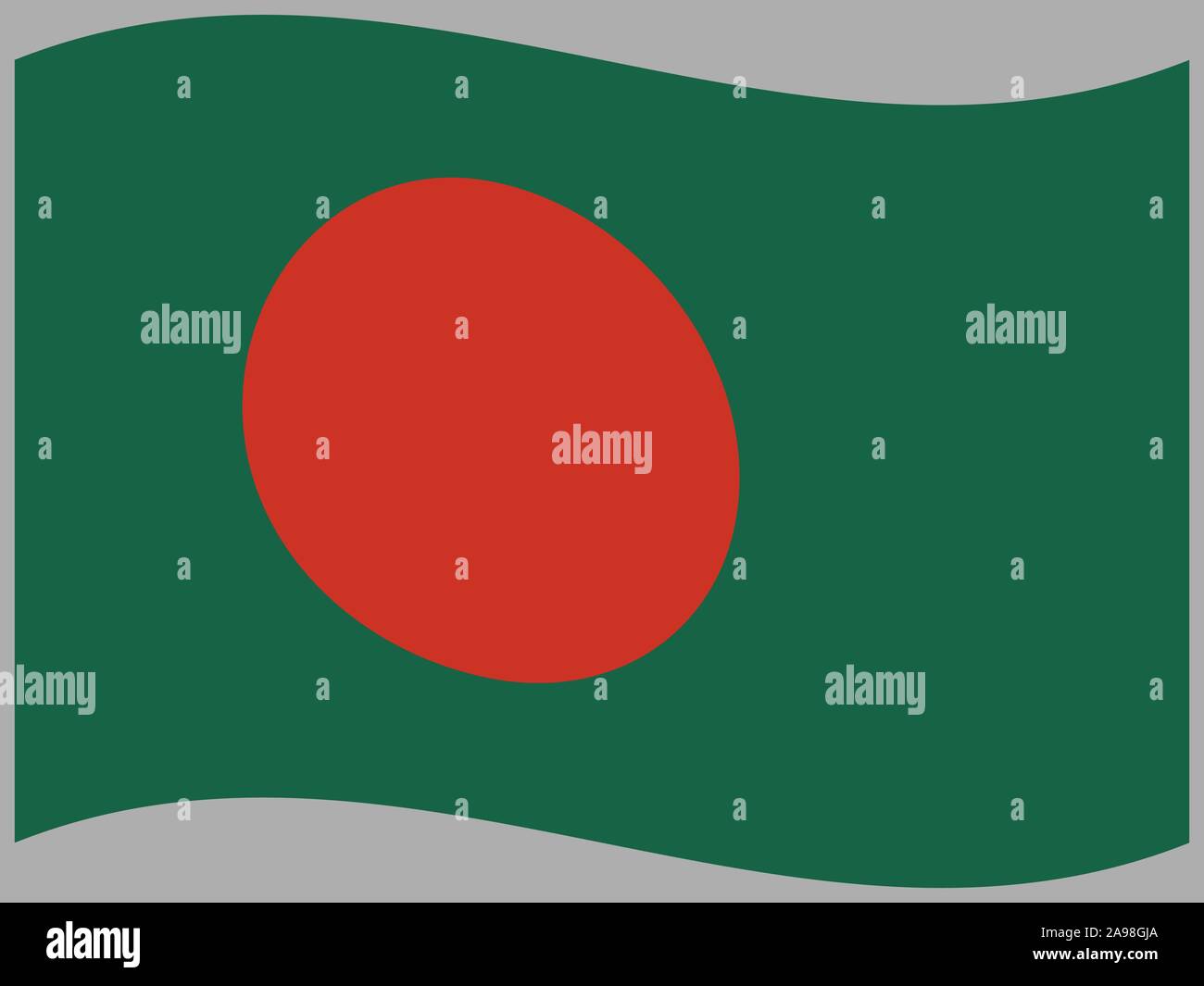 National flag of Peoples Republic of Bangladesh. original colors and ...