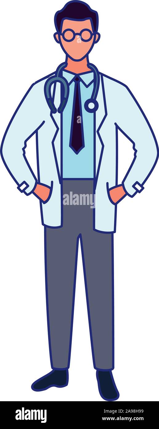doctor man standing icon Stock Vector Image & Art - Alamy