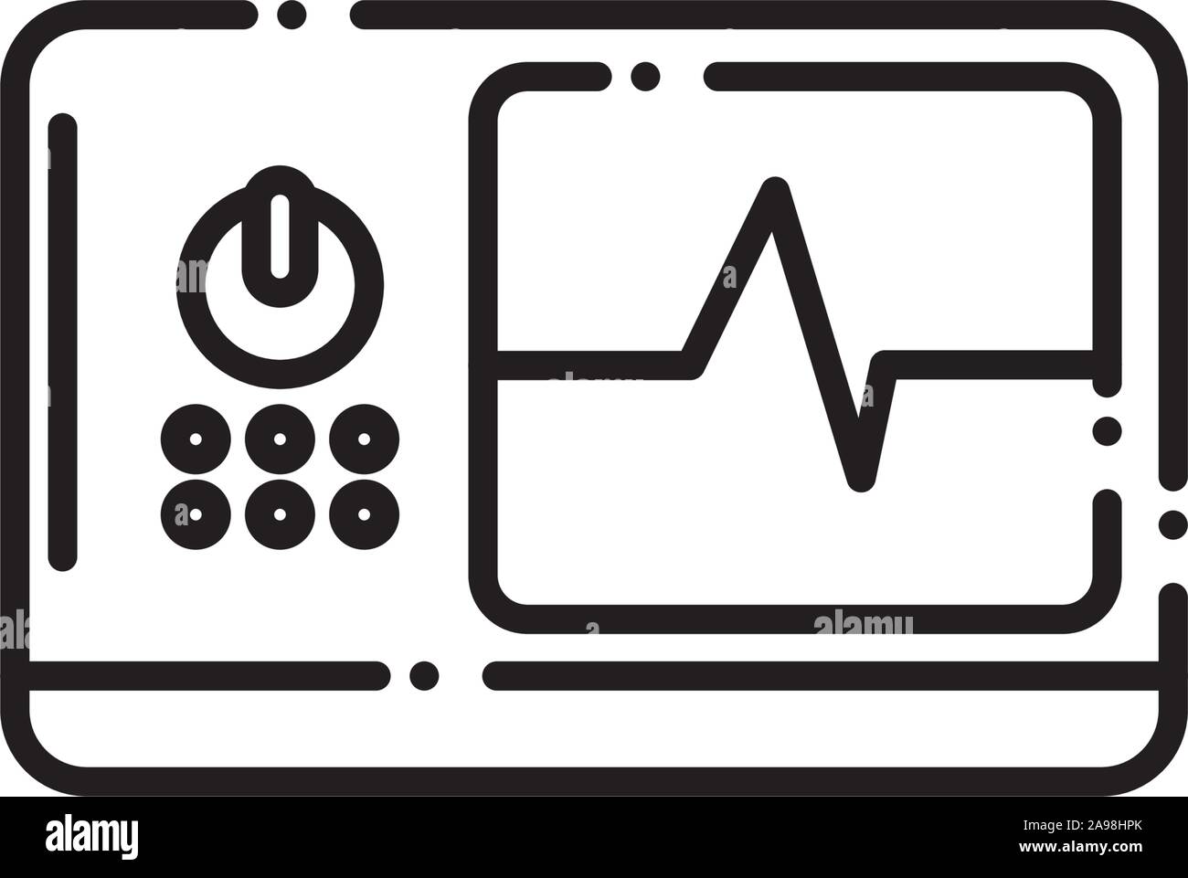 pulse machine icon design, Medical health care emergency aid clinic and ...