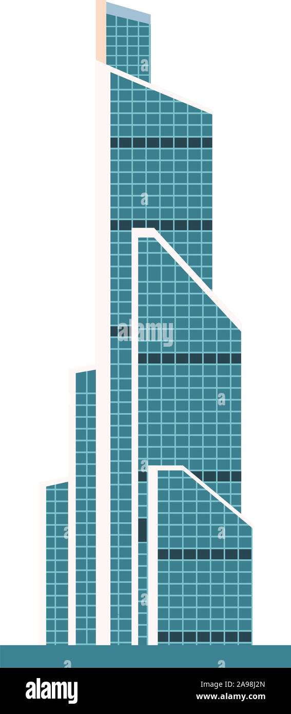 modern city building icon, flat design Stock Vector Image & Art - Alamy