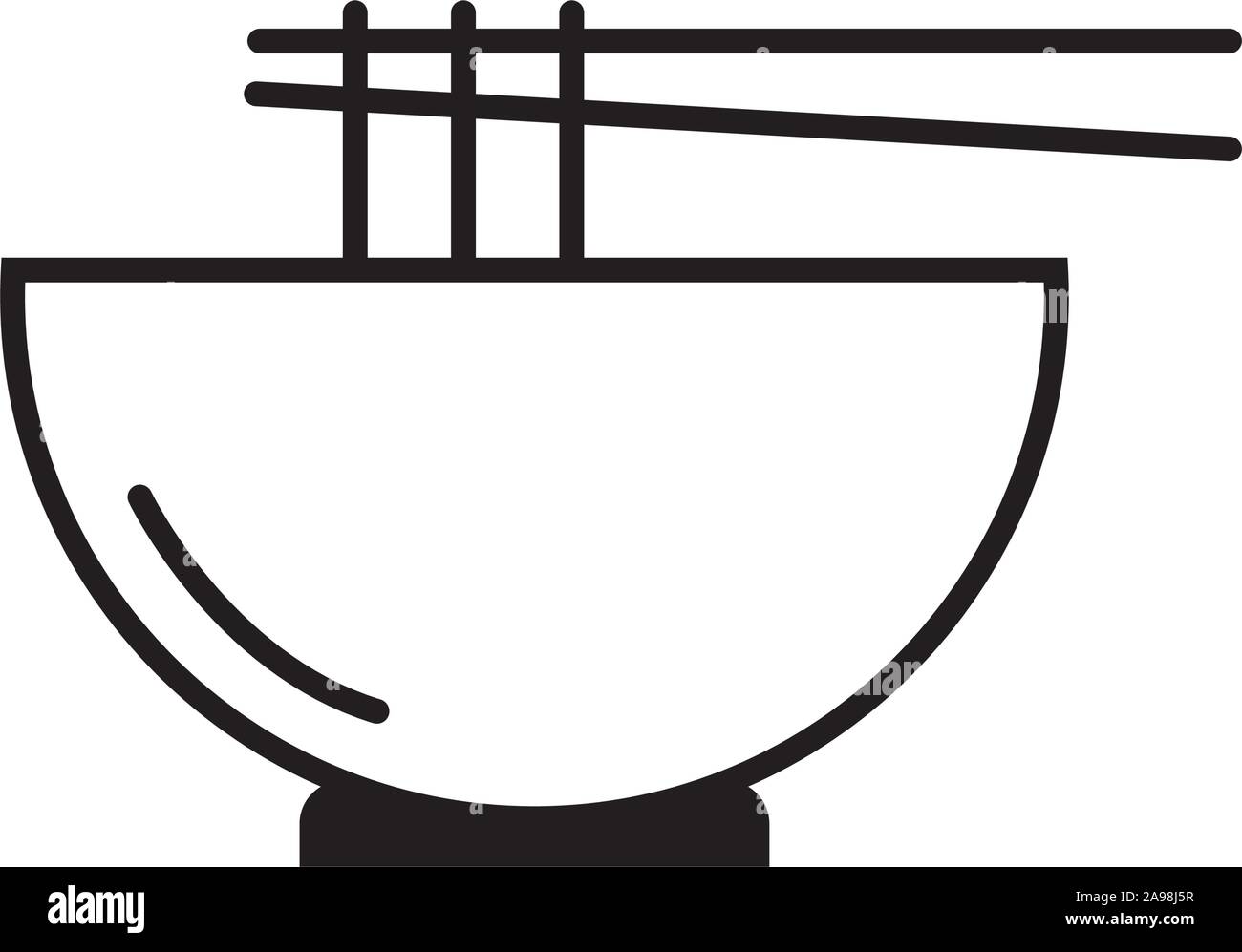 noodles icon design, Food restaurant menu dinner lunch cooking and meal ...