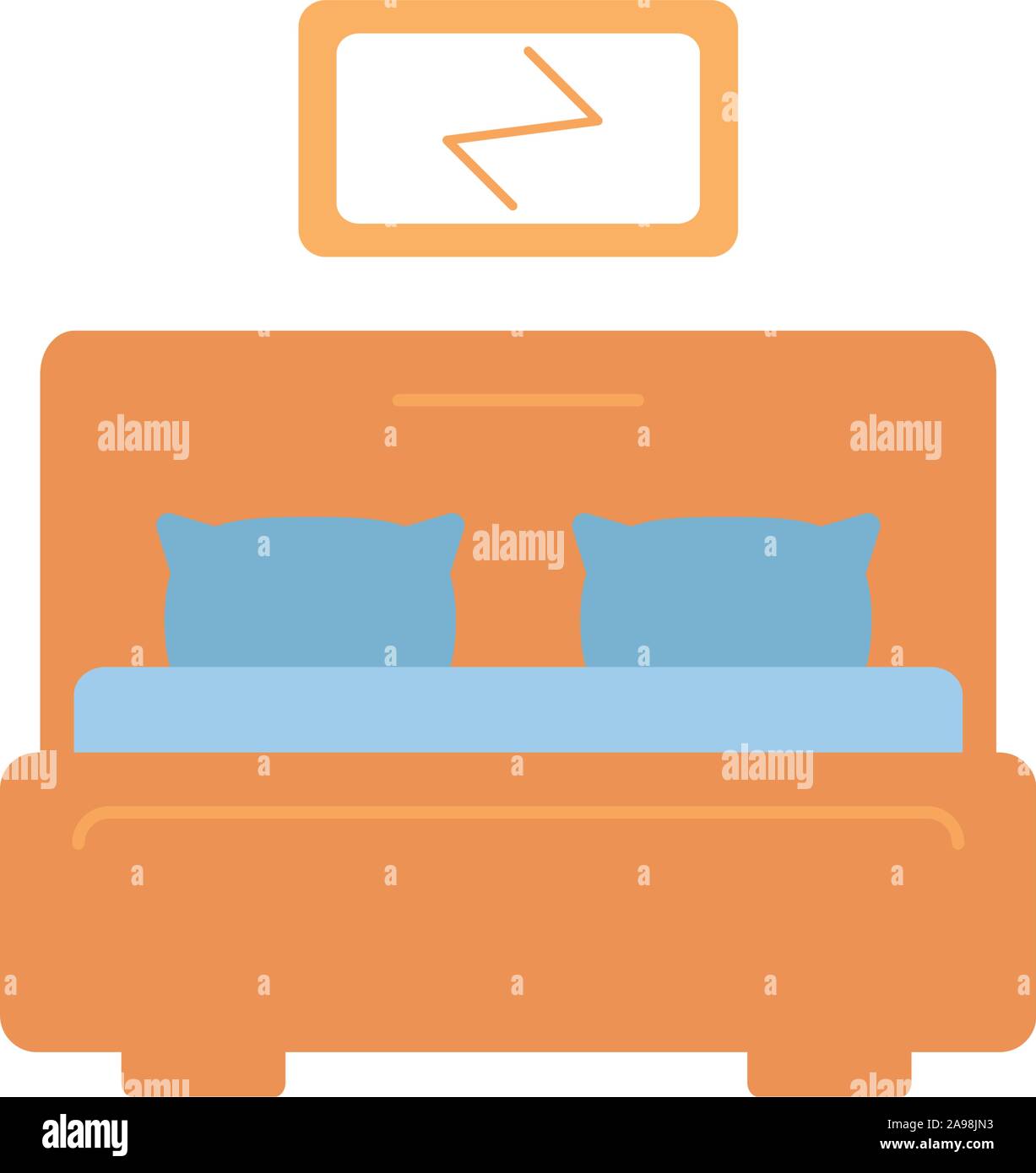 bed icon design, Home house residential property traditional domestic ...