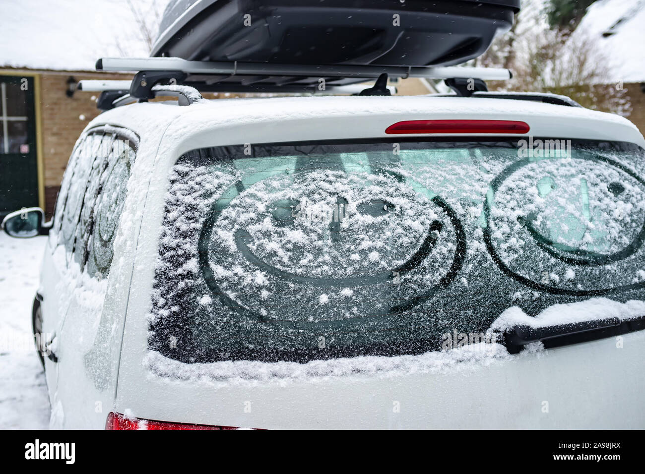 Smiley Face On Car Window High Resolution Stock Photography and Images ...