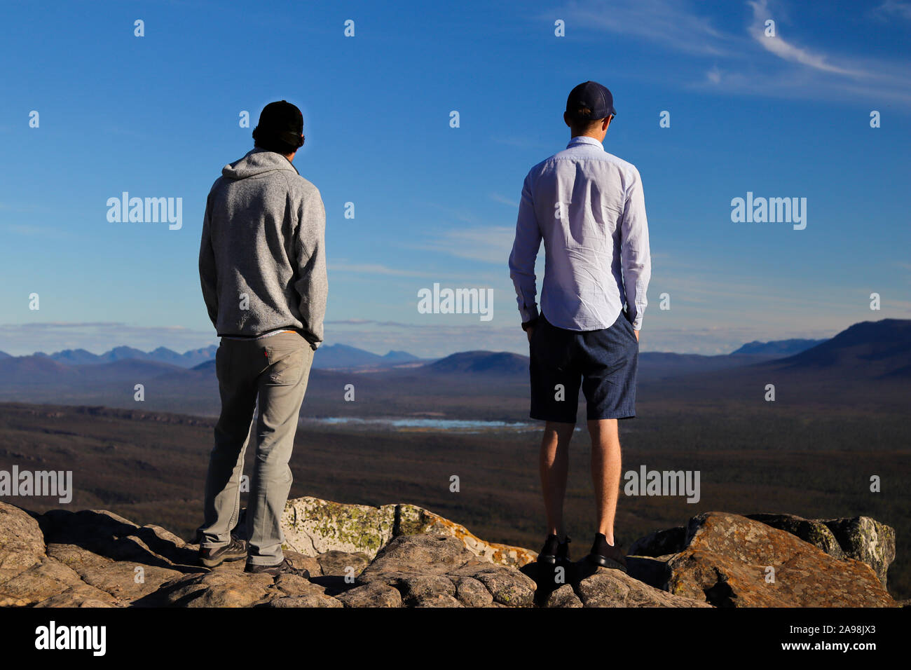 Two men contemplating hi-res stock photography and images - Alamy