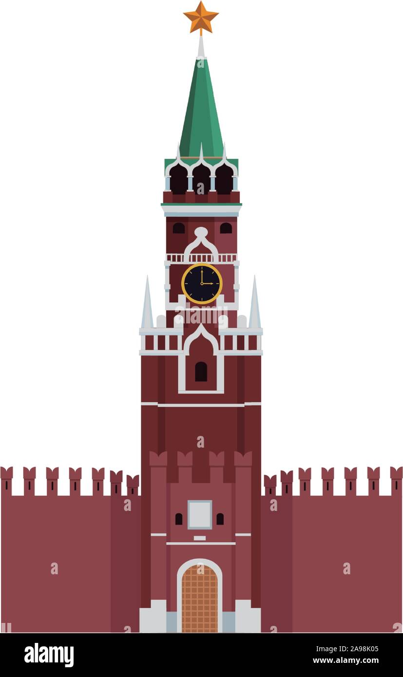 Famous russian landmarks Stock Vector Images - Alamy
