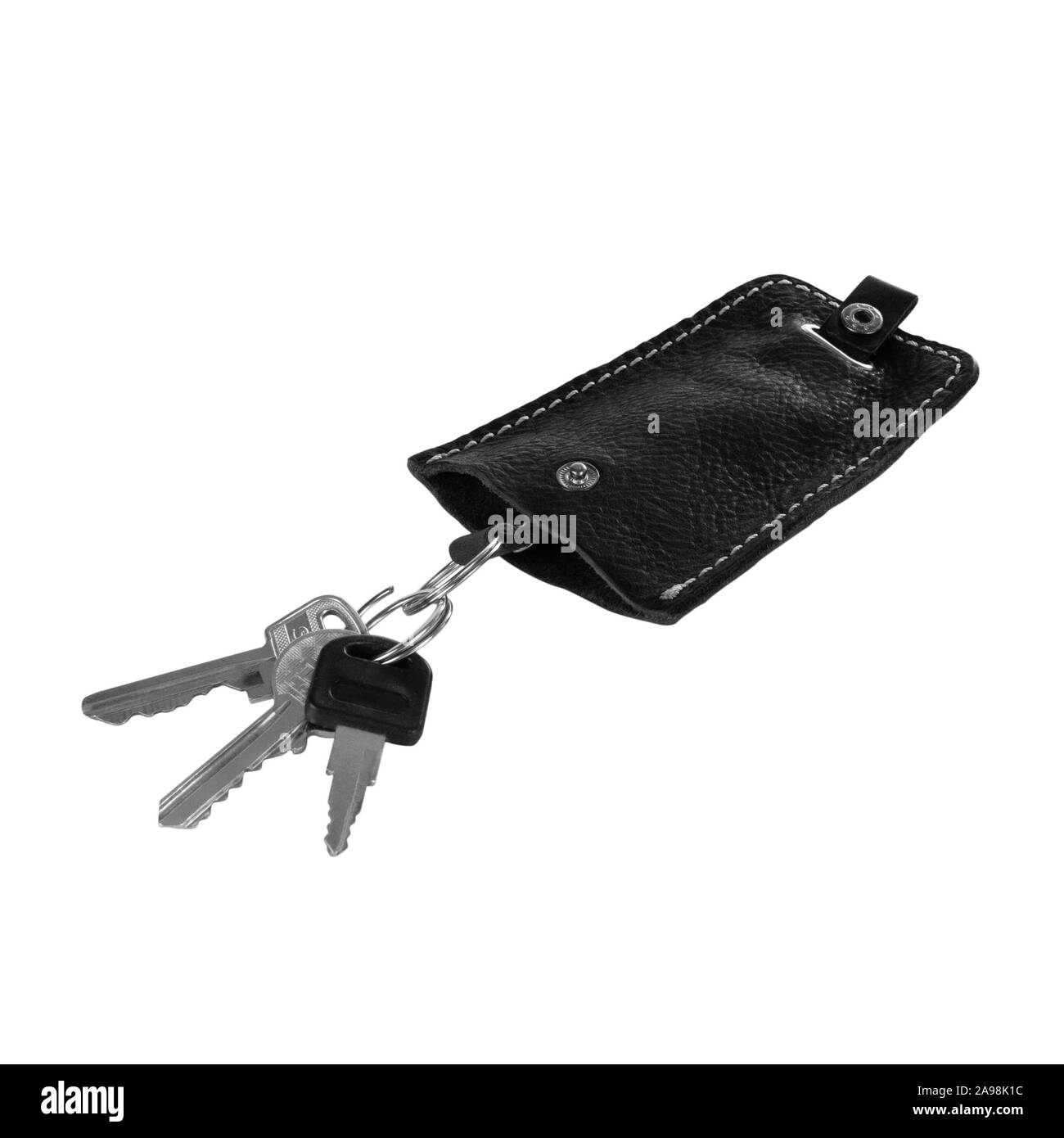 Key holder on white Black and White Stock Photos & Images - Alamy