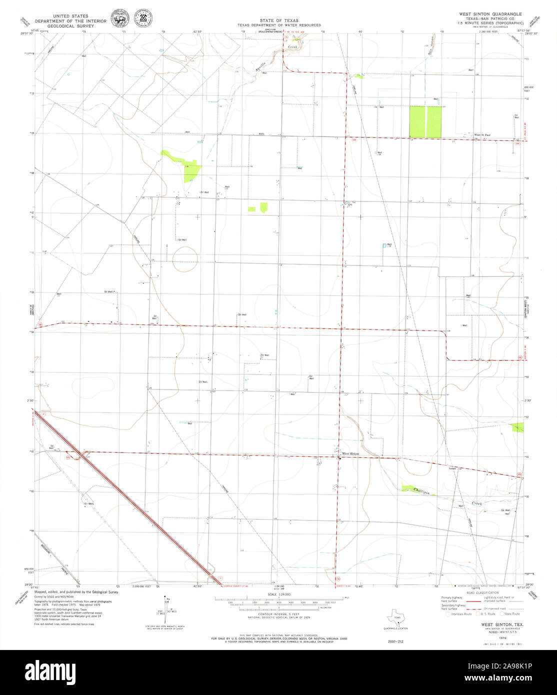 Sinton map hi-res stock photography and images - Alamy