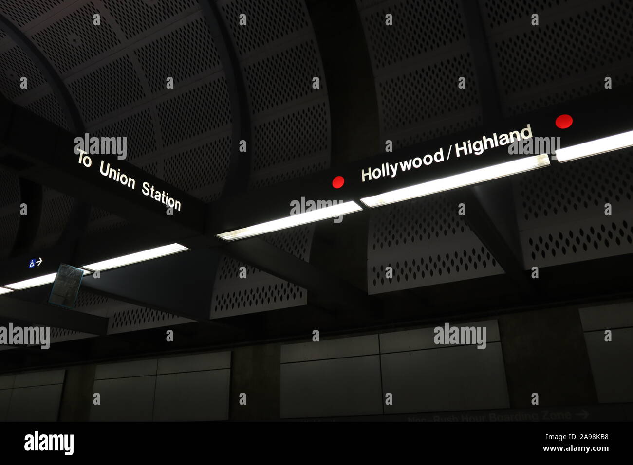 Hollywood highland metro station hi-res stock photography and images ...