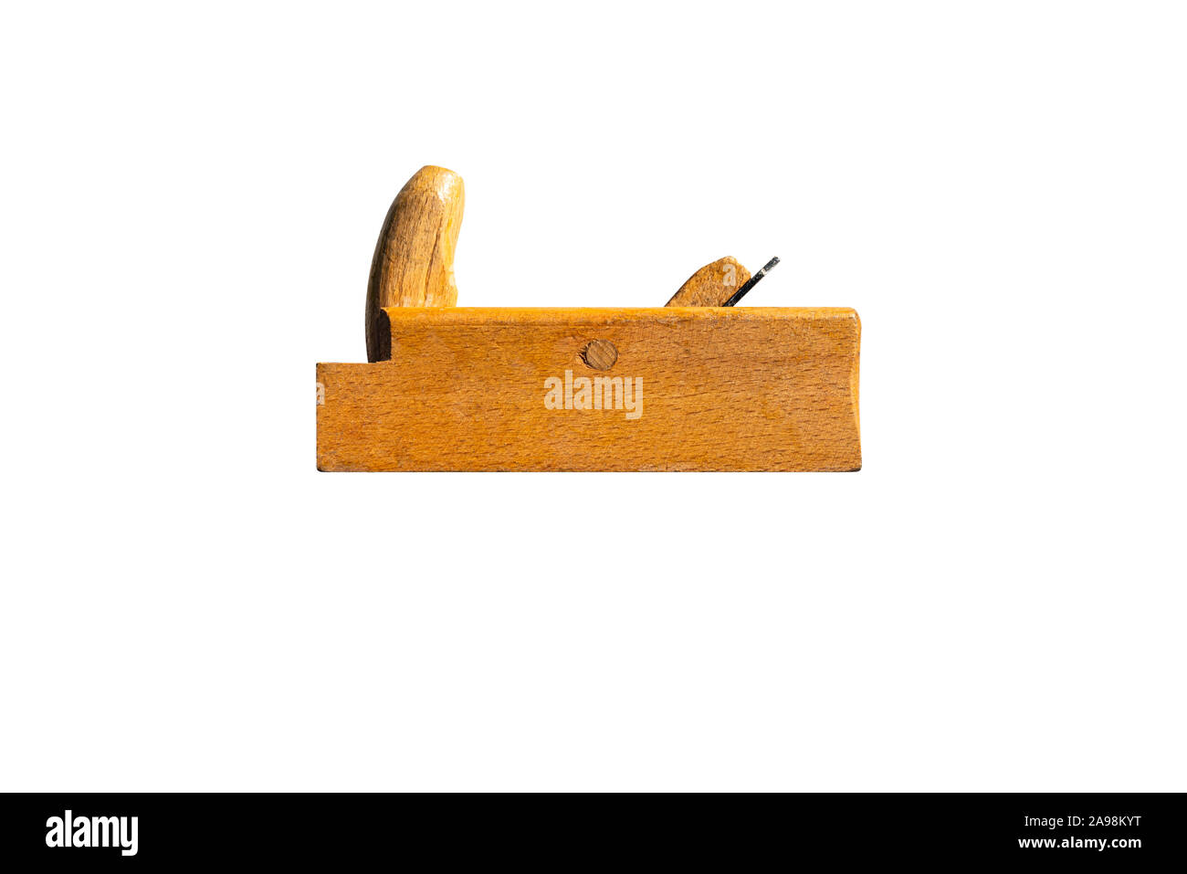 Scraper plane for woods, side view, isolated on a white background with ...