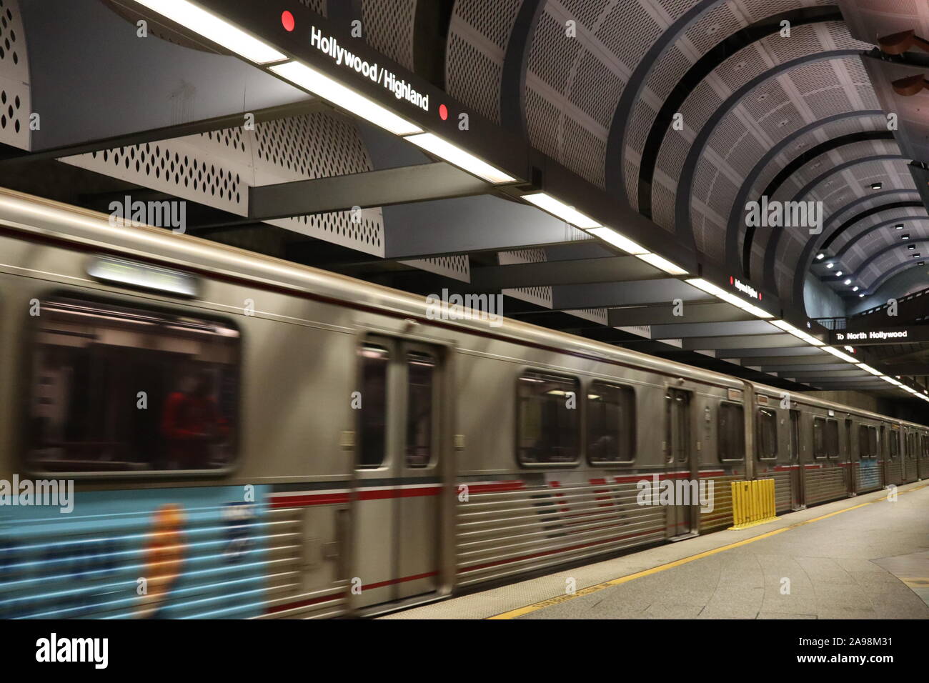 Hollywood, California - Hollywood/Highland Metro Rail Station with ...