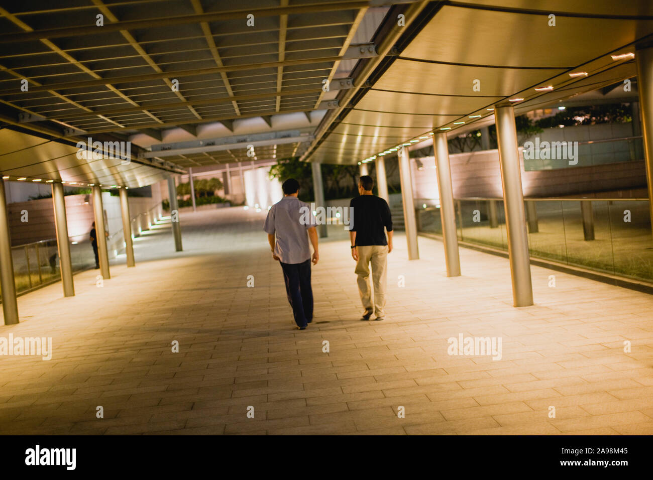 Two horizontal walkways hi-res stock photography and images - Alamy