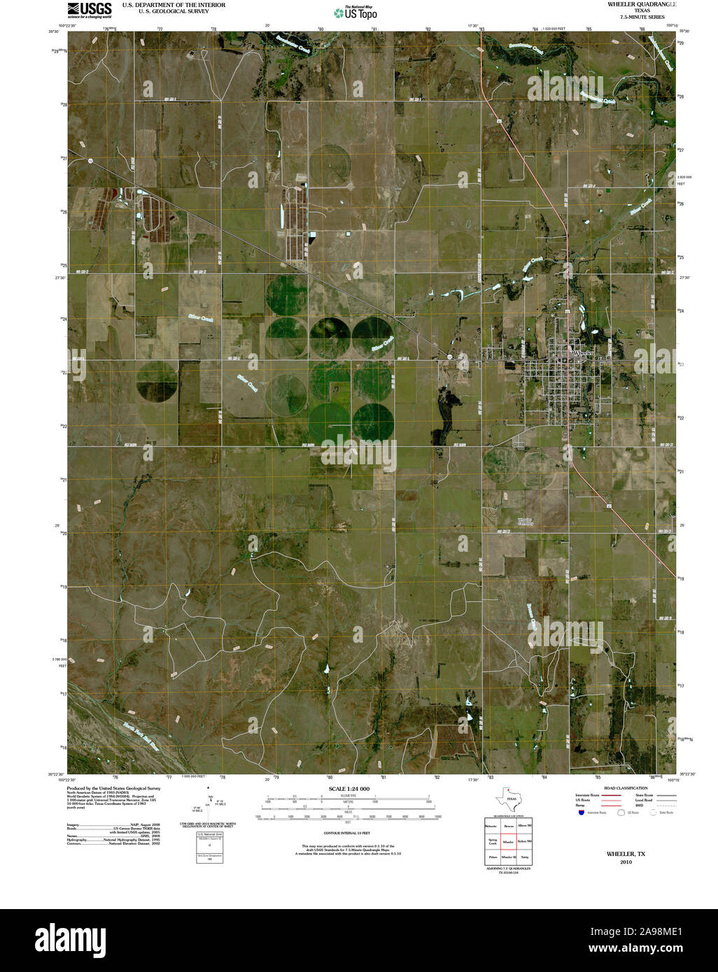 Wheeler texas map hi-res stock photography and images - Alamy