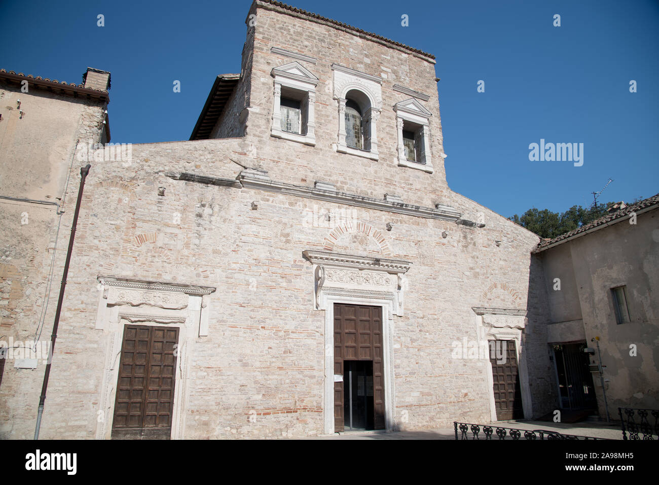 Romanesque Basilica di San Salvatore (Basilica of San Salvatore) in ...