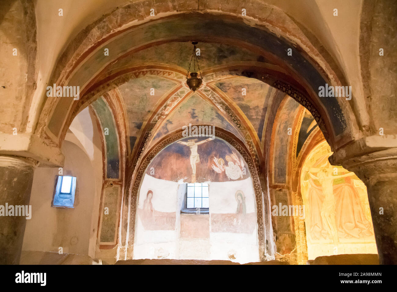 Romanesque crypt hi-res stock photography and images - Alamy
