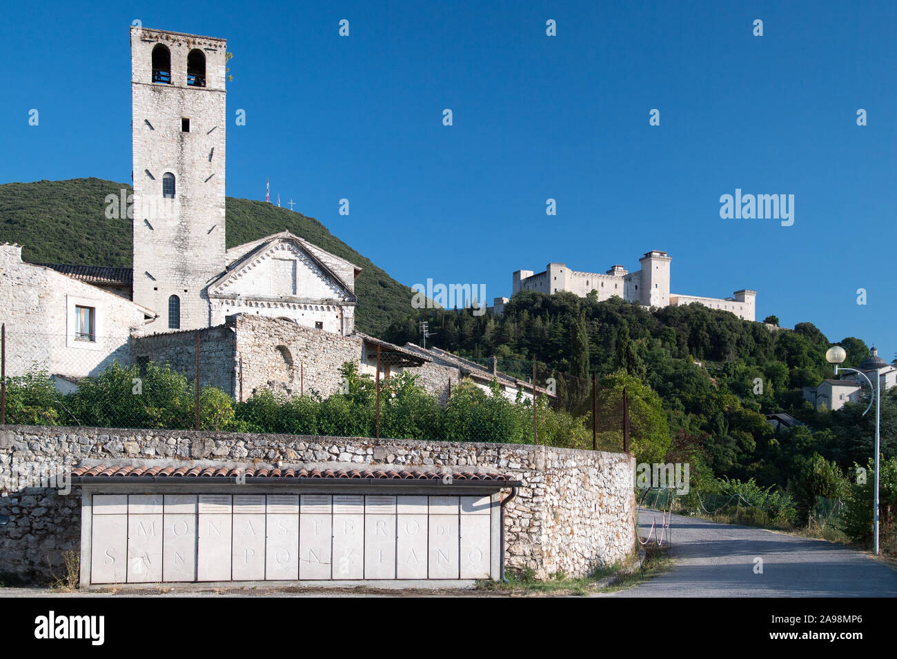 Romanesque Chiesa e Monastero di San Ponziano (Saint Pontianus church ...