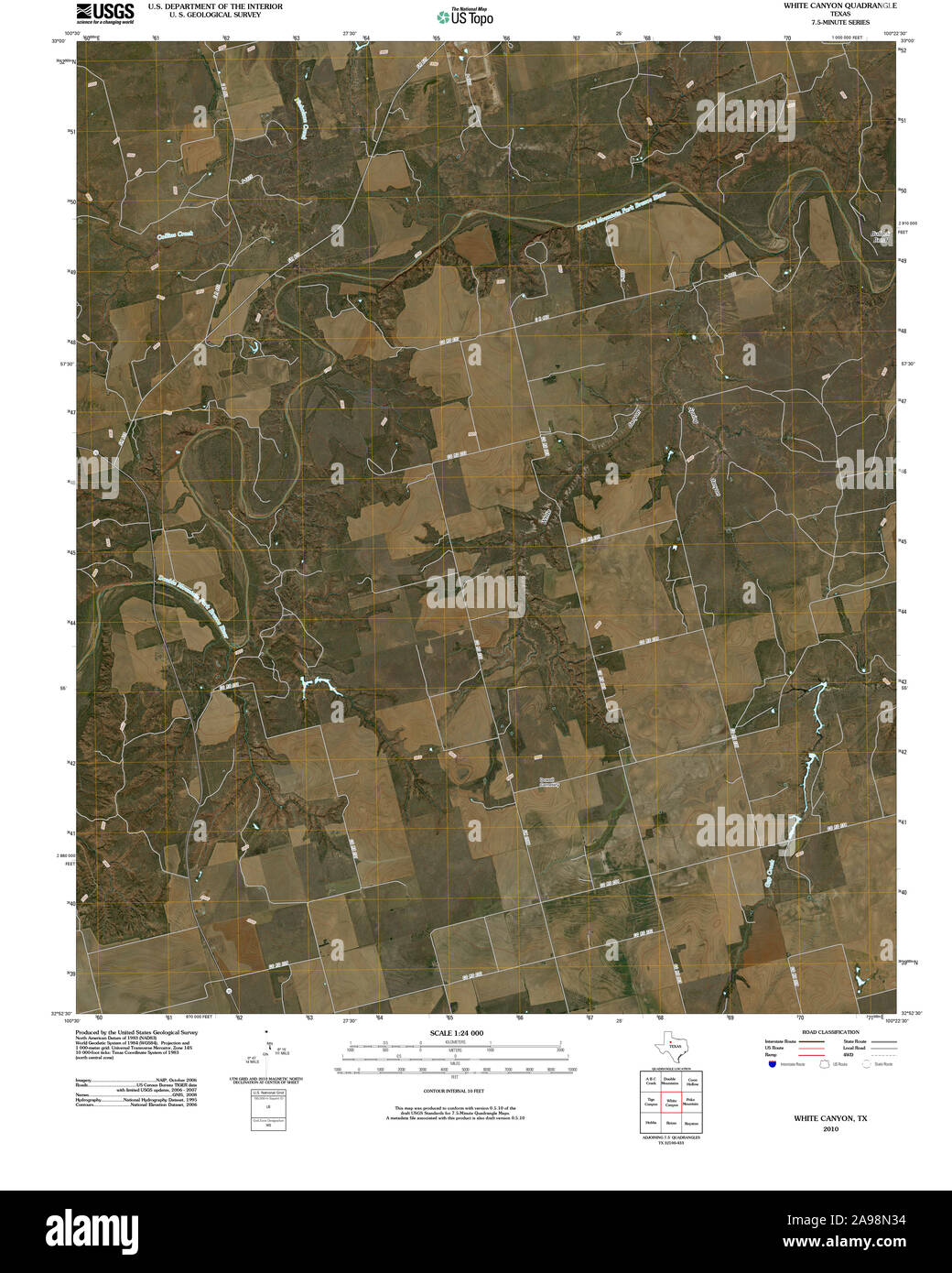 Canyon texas map hi-res stock photography and images - Alamy