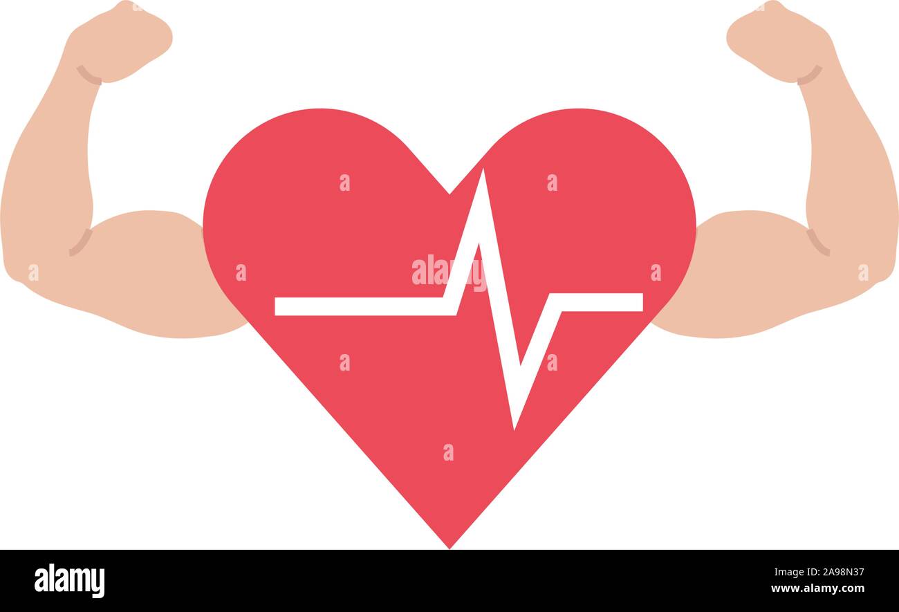 heart pulse design, Gym healthy lifestyle fitness bodybuilding bodycare ...