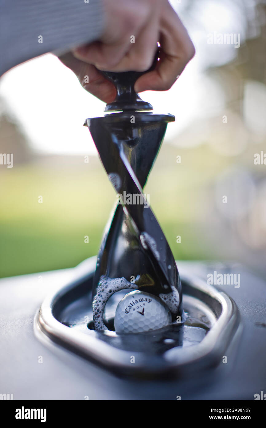 Cleaning golf ball hi-res stock photography and images - Alamy