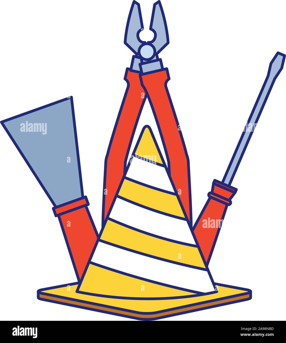Tools cone vector Stock Vector Images - Alamy