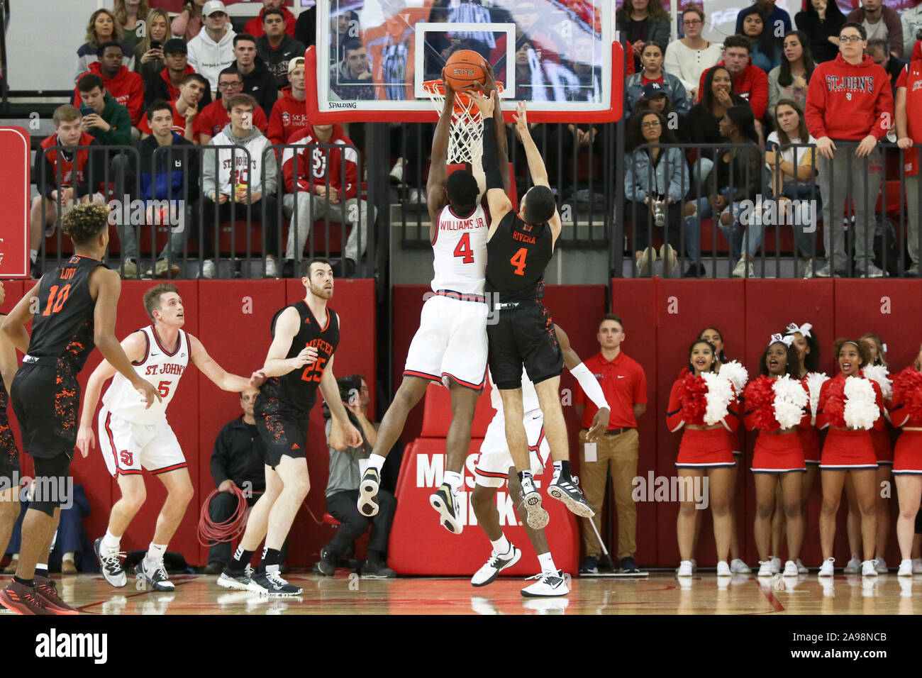 Queens, New York, USA. 6th Nov, 2019. St. John's Red Storm guard Greg ...