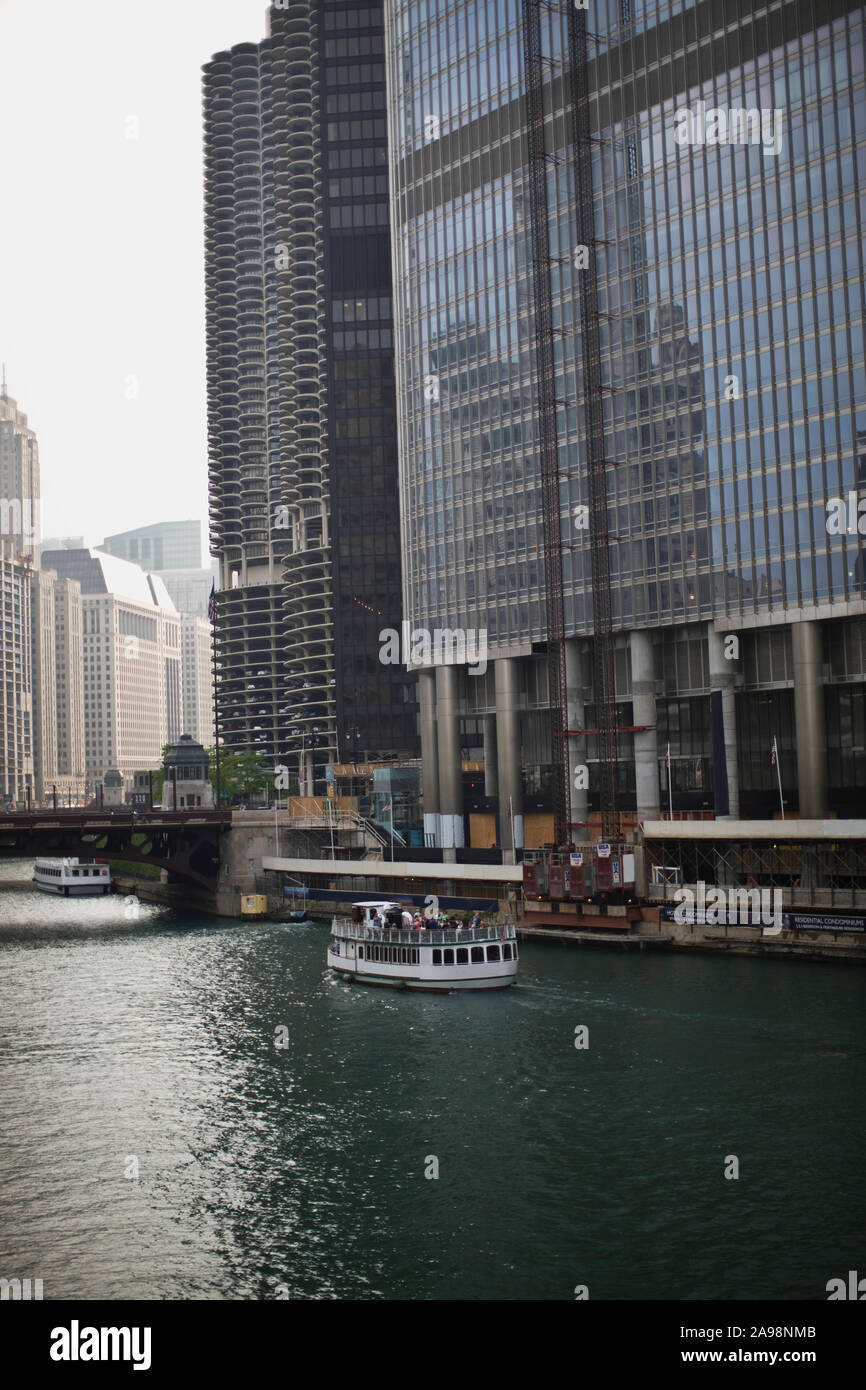 River running through a city district Stock Photo - Alamy