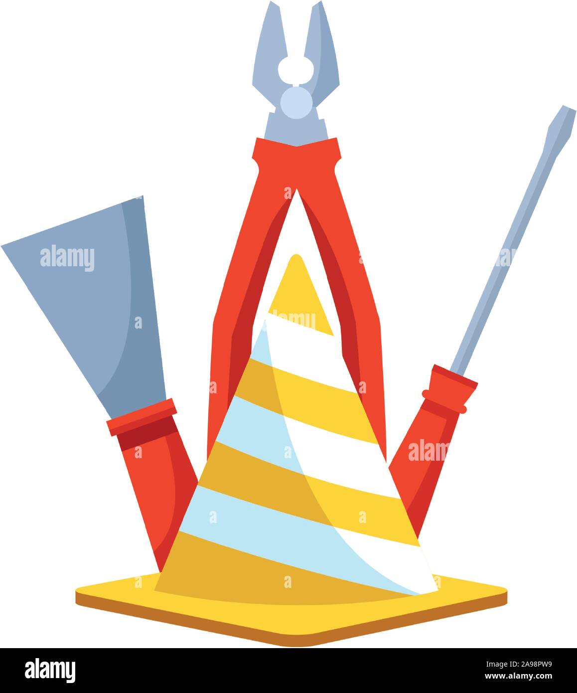 Tools cone vector Stock Vector Images - Alamy