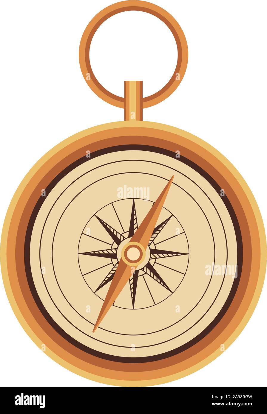 compass icon image, flat design Stock Vector Image & Art - Alamy