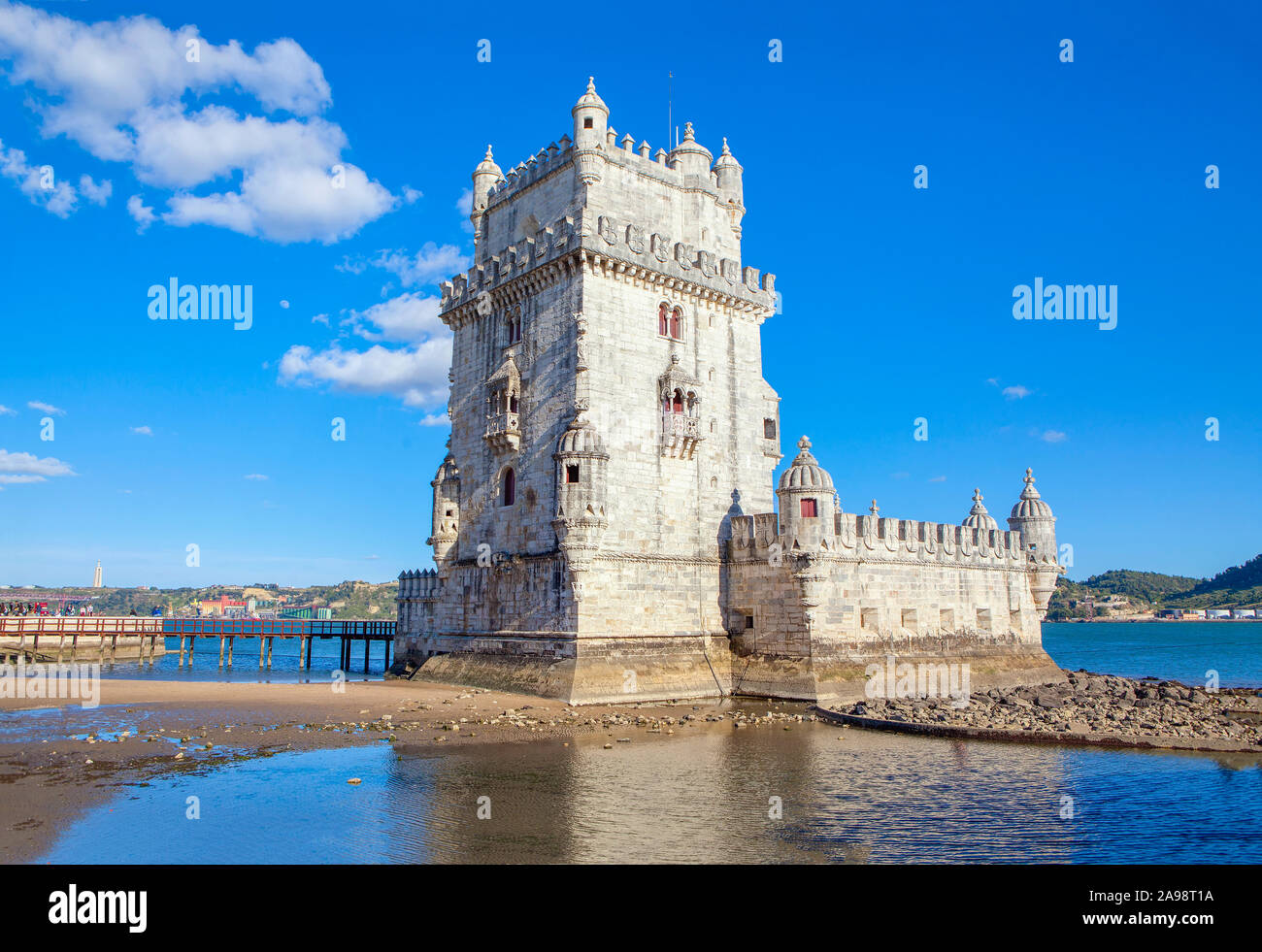 famous Belem Tower in Lisbon , Portugal Stock Photo - Alamy